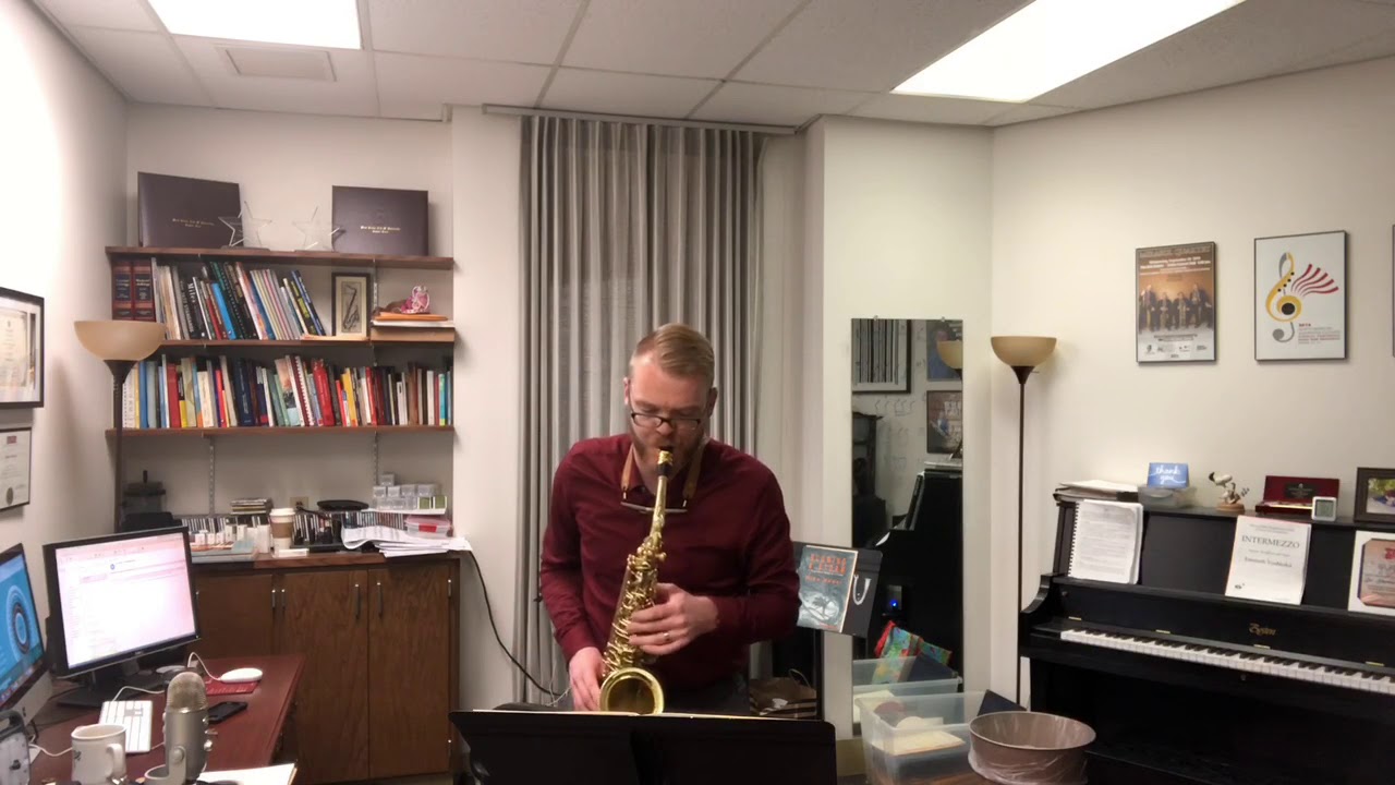 Ferling Etude No. 14 || James Barger, Saxophone - YouTube