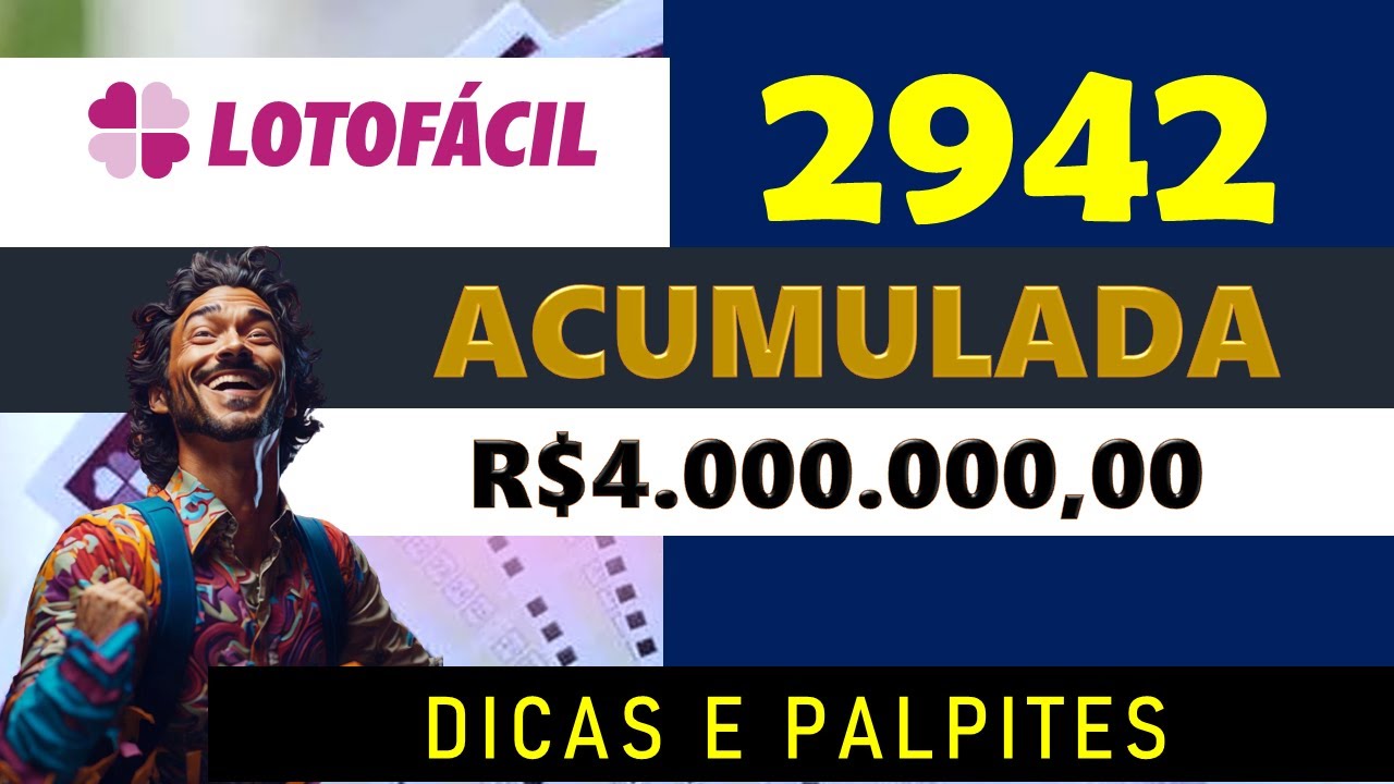 💰💰 2942 LOTOFACIL HOJE ACUMULADA 🔥 ANÁLISES, PROJEÇÕES, DICAS E ...