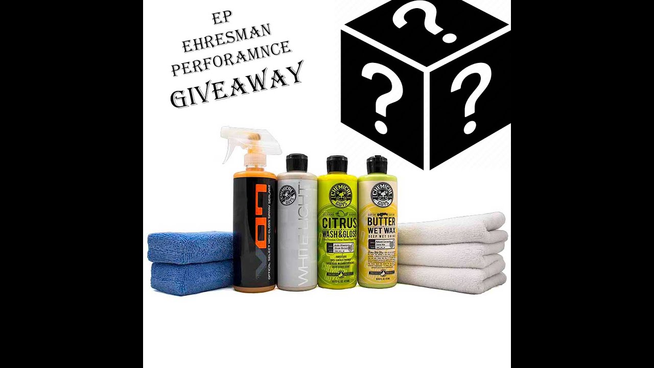Detailing Products Giveaway Chemical Guys Mystery Box - YouTube