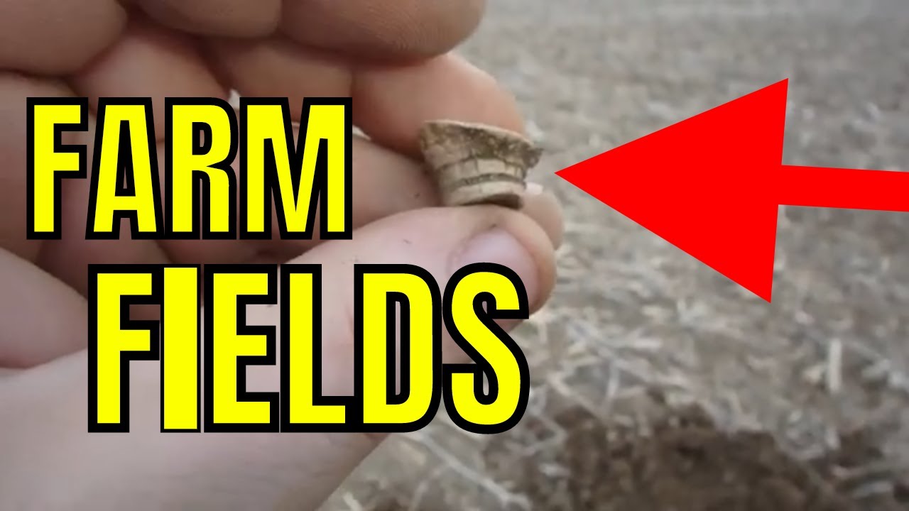 Metal Detecting A Farm Field | Bullets and MOAR! - YouTube
