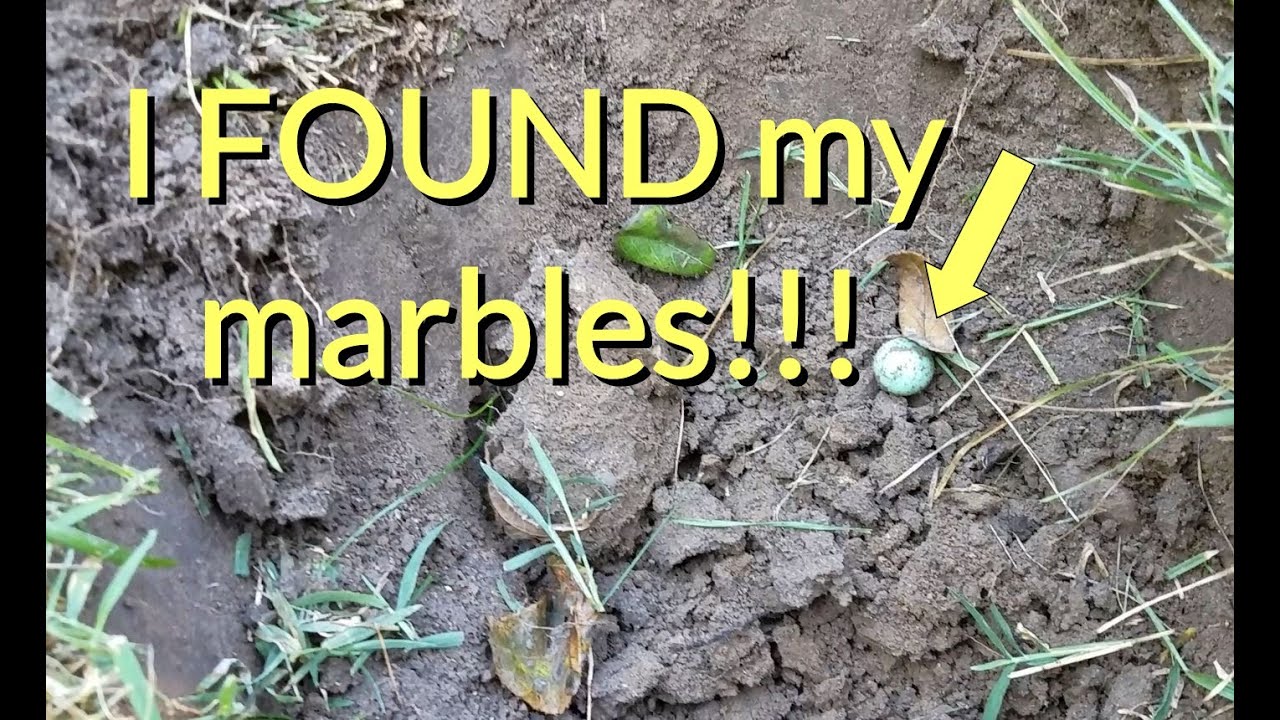 I Found My Marbles!! - YouTube
