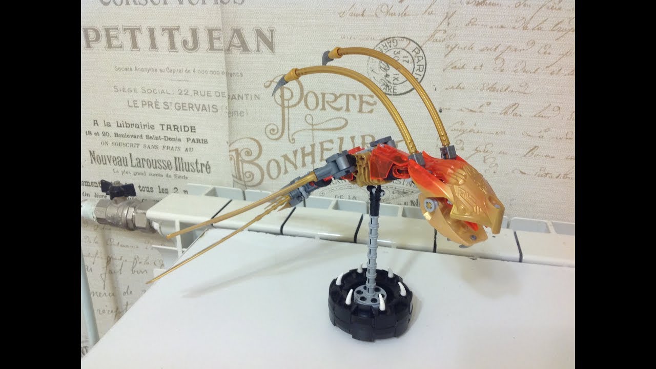 Lego Bionicle MOC Rahi Lava Fish-Latun обзор и сборка. - YouTube