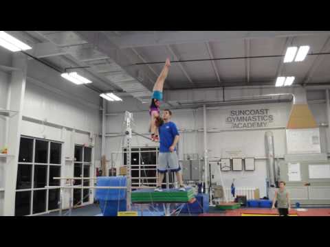 alannah doing giants with the staps on