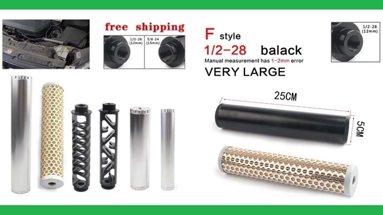 Car Fuel Filter A Full Range Aluminum 1/2-28 or 5/8-24 Car Solvent Trap ...