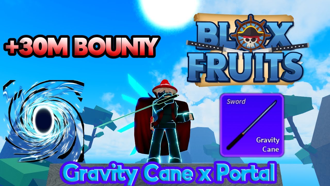 Gravity Cane And Portal Is THE BEST Build - Bounty Hunting Blox Fruits ...