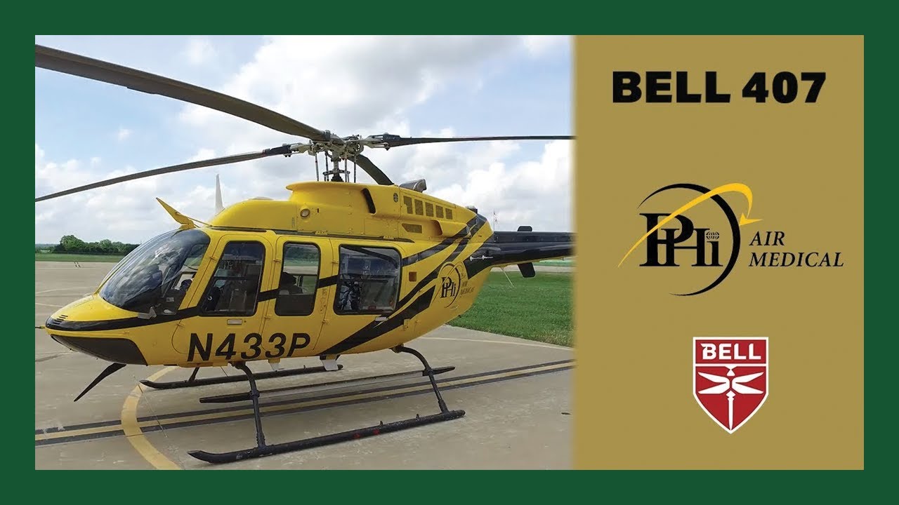 How PHI Air Medical Uses The Bell 407 to Save Lives - YouTube