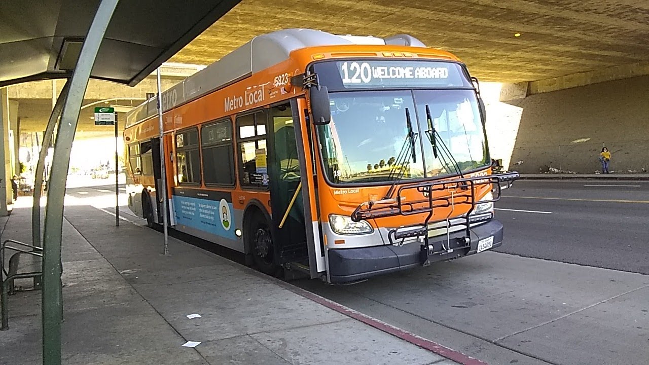 (NO HVAC) 2014 LACMTA New Flyer XN40 5823 - YouTube