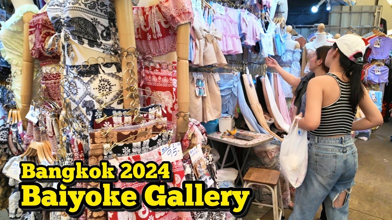 Baiyoke Gallery Pratunam Wholesale Market Bangkok Thailand, ใบหยก แกลลอ ...