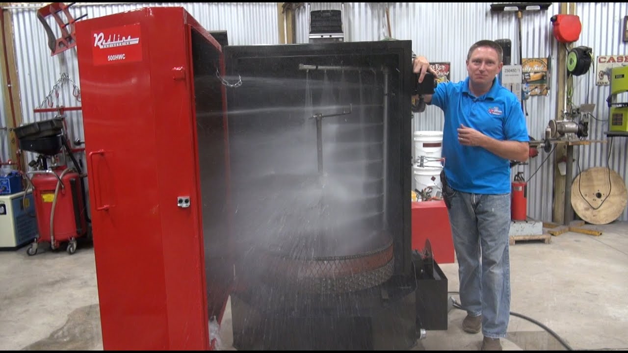 Redline 500HWC Heated Wash Cabinet Demonstration - YouTube