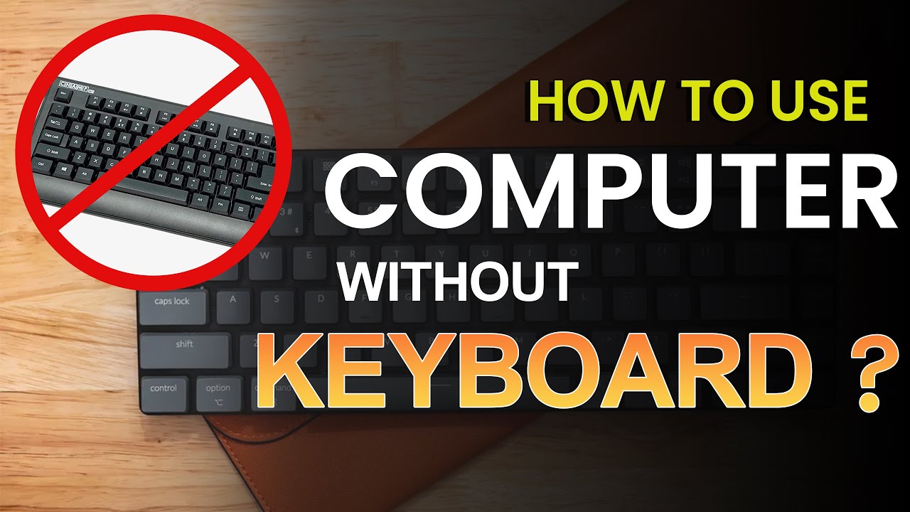 Can you use a computer without a KEYBOARD? 🤔 - YouTube
