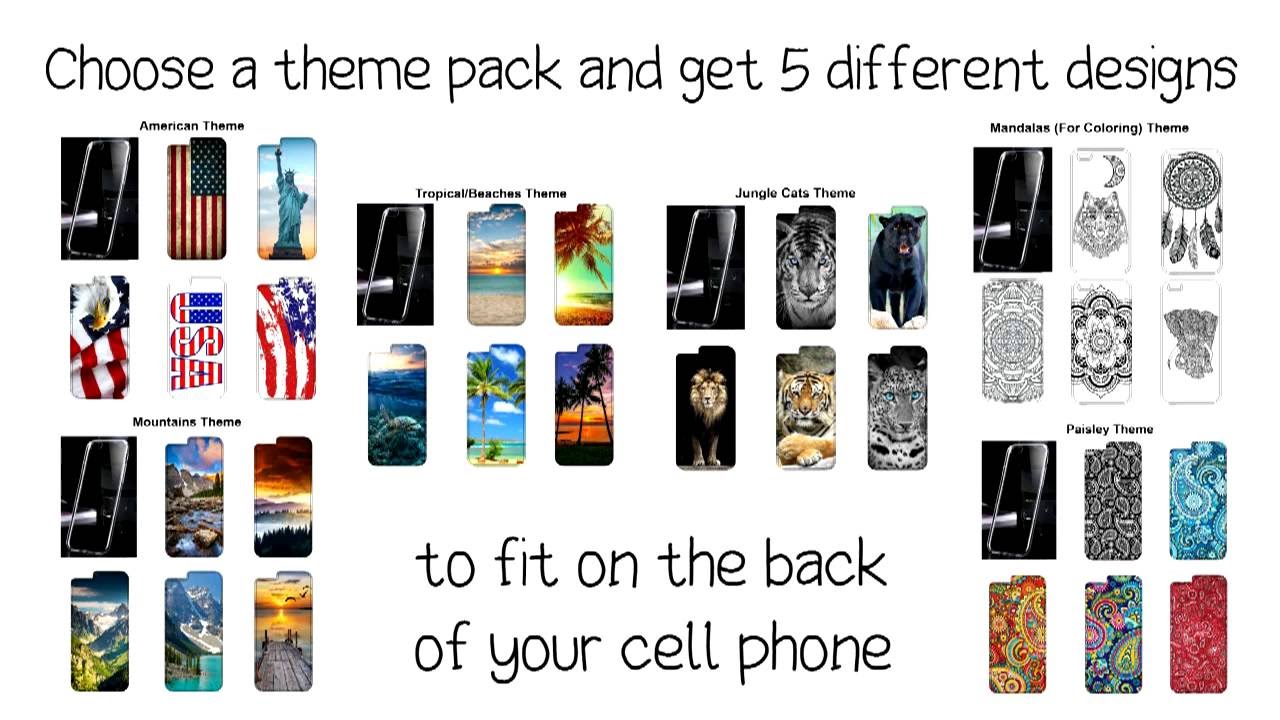 Neato Decals For Your iPhone and Galaxy Cell Phones - YouTube