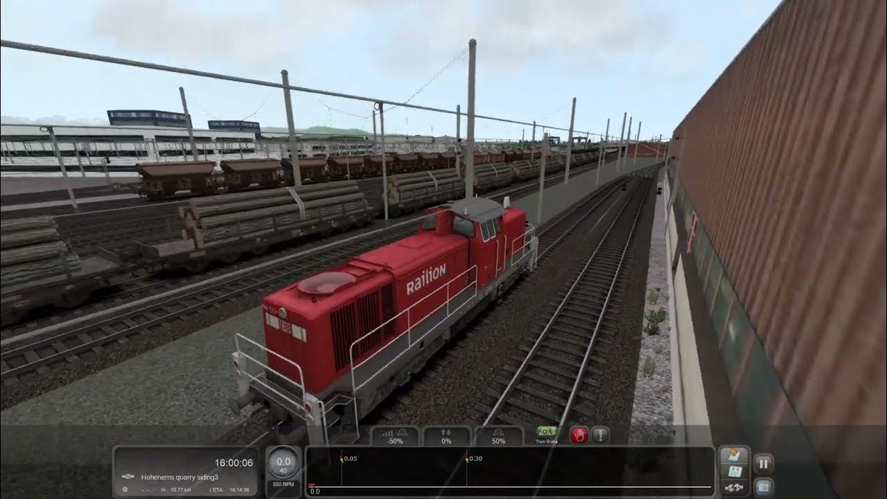 7 There and Back - Three Country Corner - DB BR294 Railion Red - Train Simulator Classic - YouTube