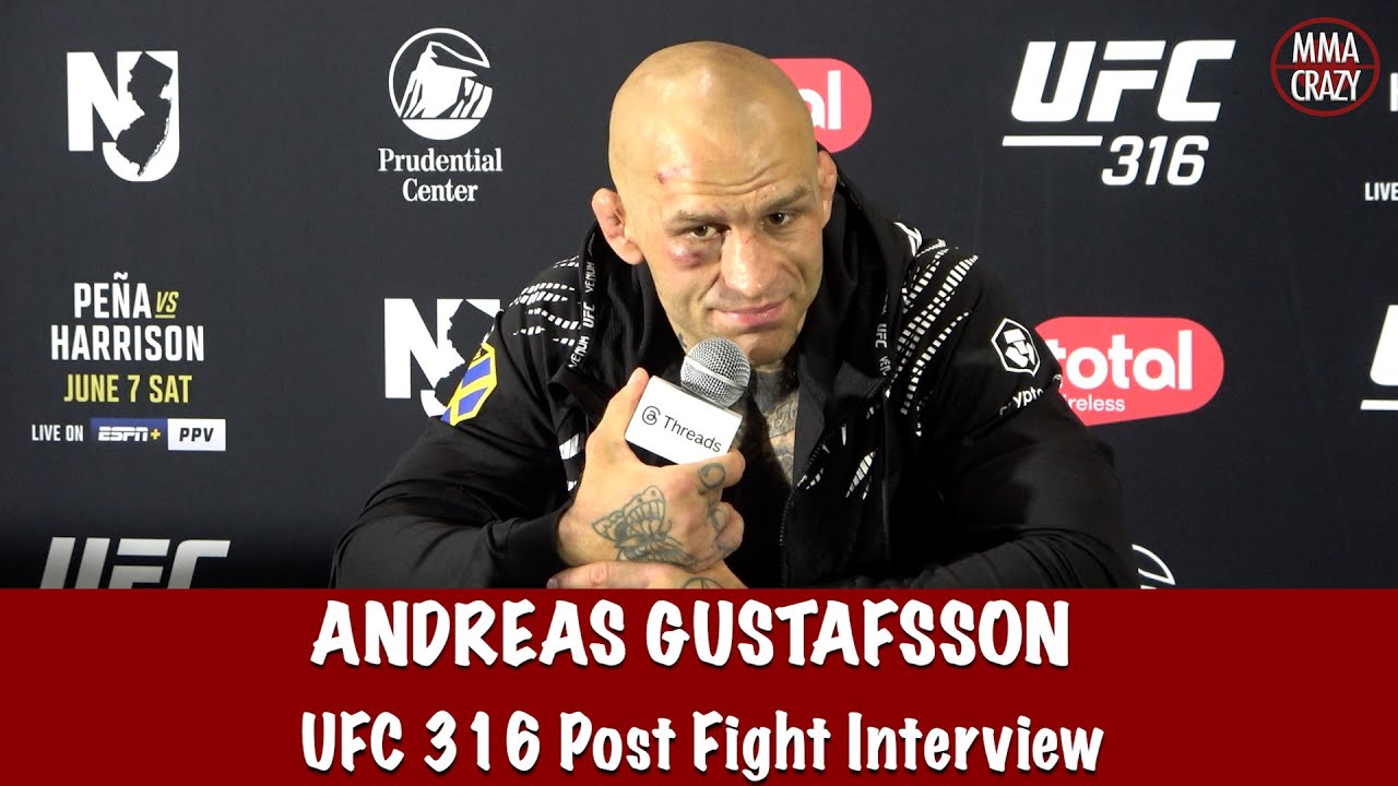 Andreas Gustafsson on win at UFC 316 ‘Vikings don’t study their ...