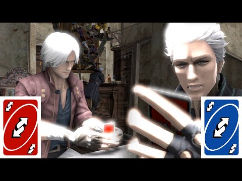 Dante and Vergil play Uno but it's SFM - YouTube