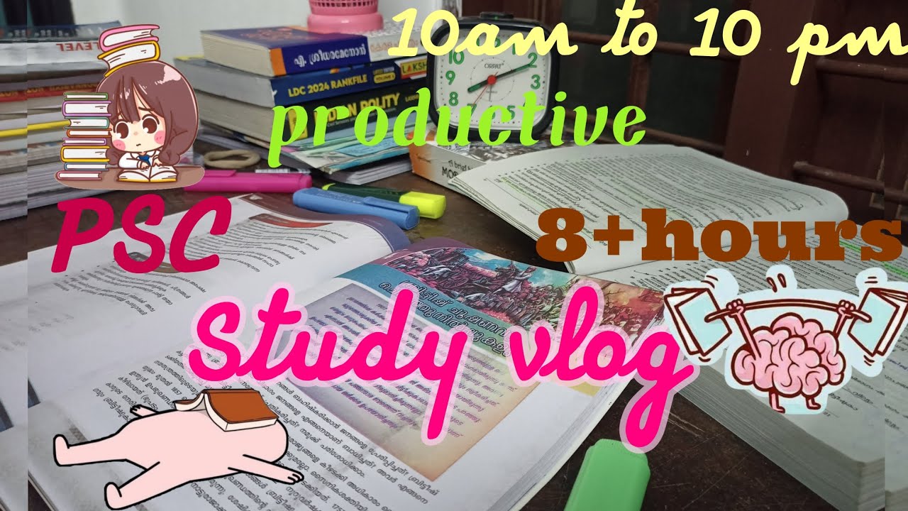 PSC STUDY VLOG||A productive day⏰⌛#selfstudypsc #kpsc #study #pscaspirants - YouTube