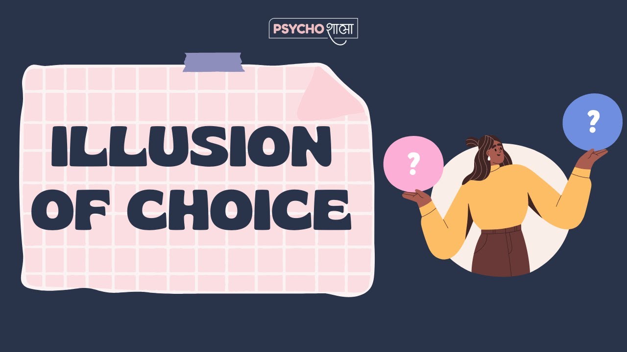 Illusion of Choice | #psychoshala #psychoshala #mentalhealth # ...