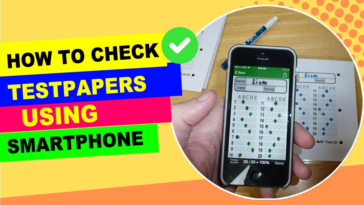 How To Check Test Paper using Smartphone (tagalog) - YouTube