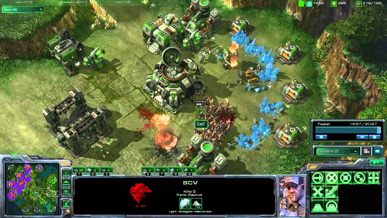 StarCraft 2 - [Z] Infestor Ultralisk Late Game Zerg Play PART 2 ...