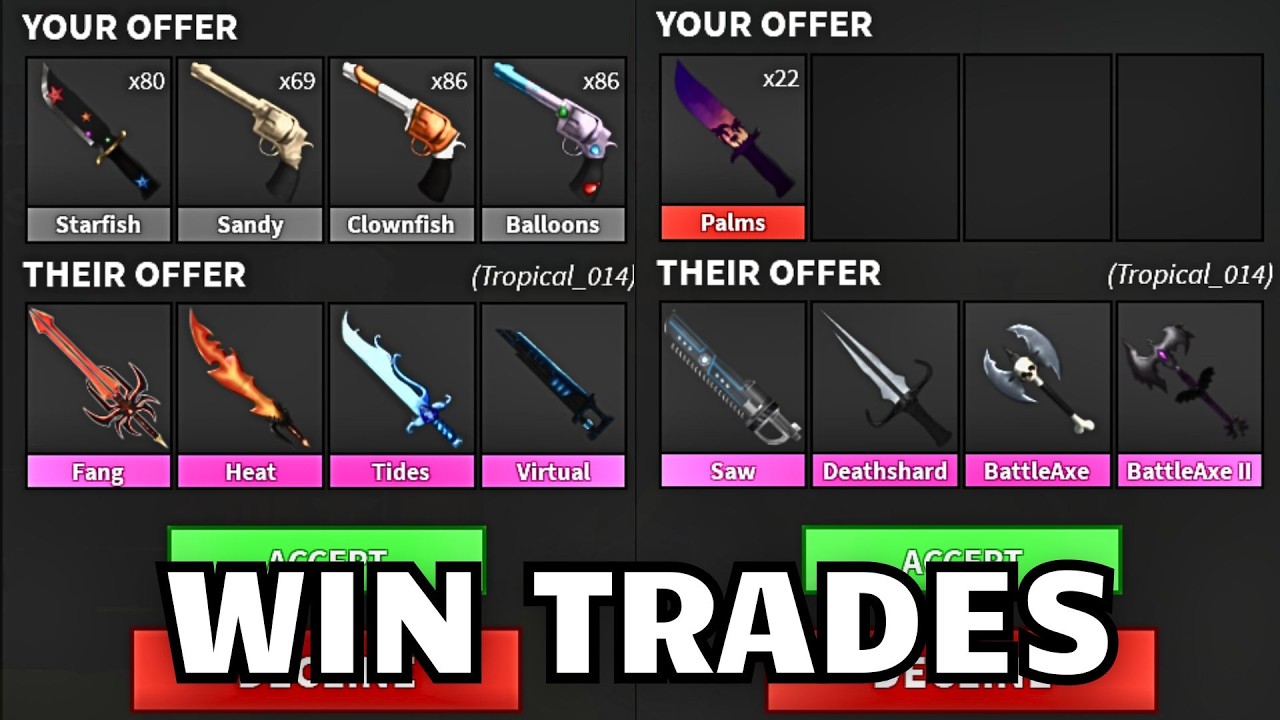 MM2 Trading Montage #9 (August 2024) - YouTube