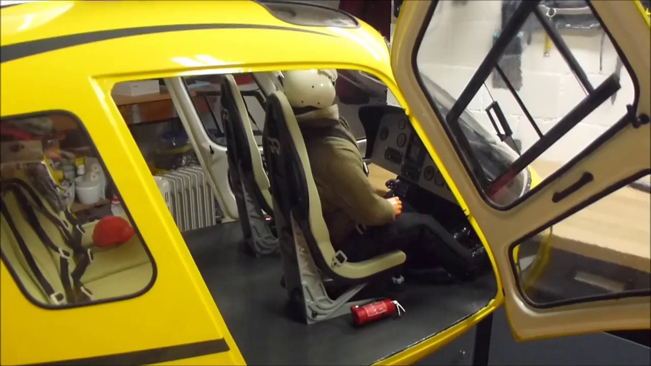 AS-350 Modell 1:5, Cockpit - YouTube