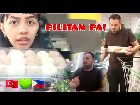 GROCERY SHOPPING WITH MY TURKISH HUSBAND! KAILANGAN MO PA PILITIN ...