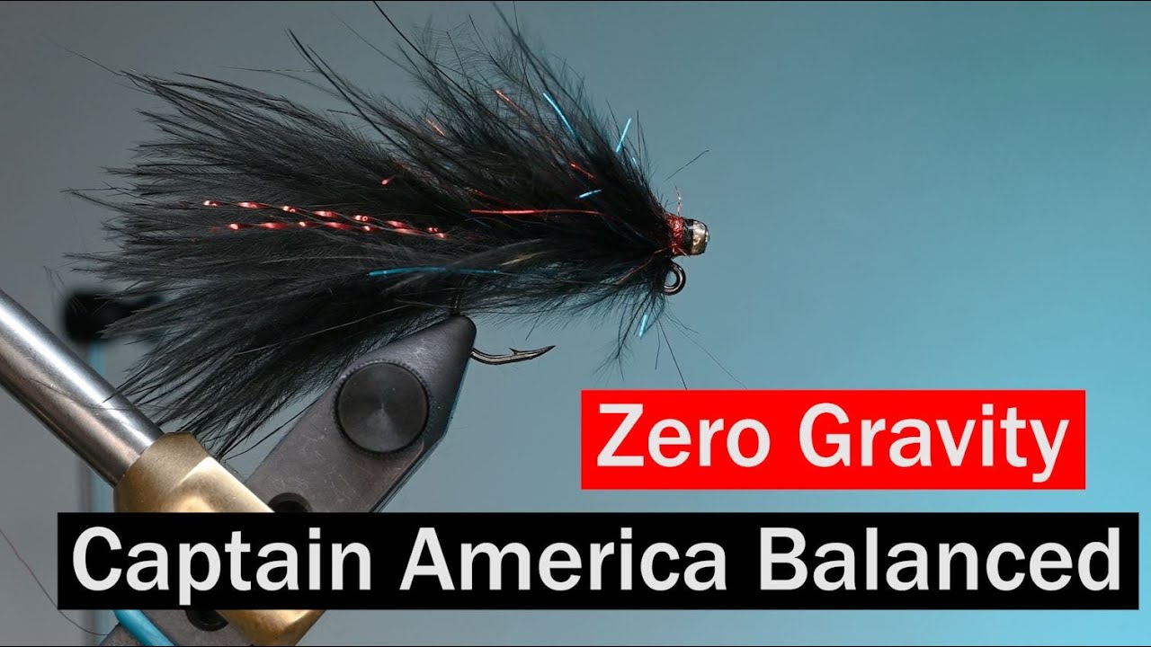 Captain America Zero Gravity Dubbing Balanced Leech Fly Pattern Tutorial 60 second - YouTube