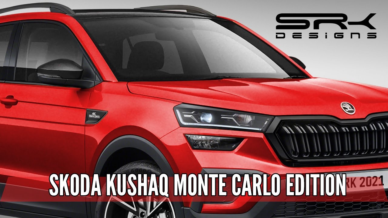 Skoda Kushaq Monte Carlo Edition - Photoshop Car Rendering | SRK ...