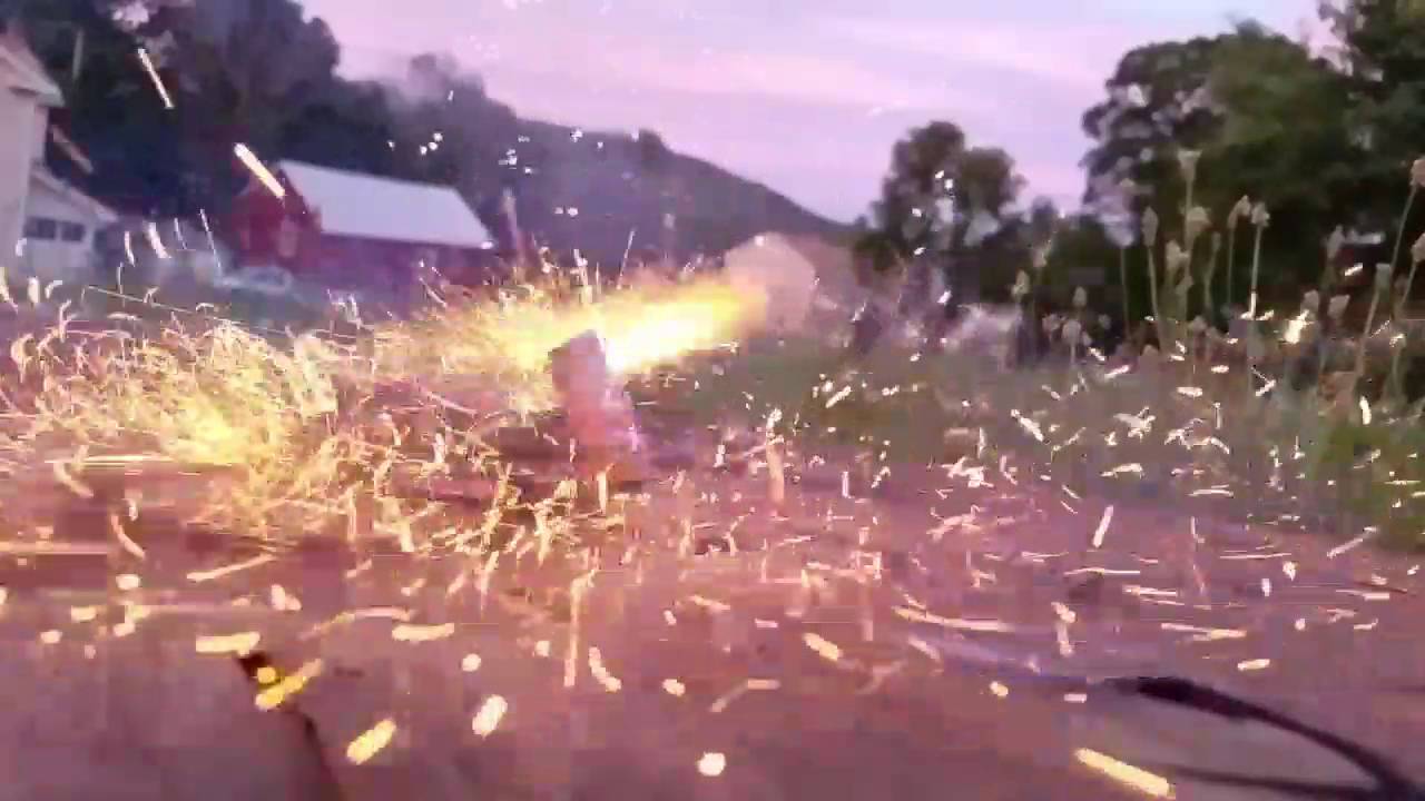 Speed Ball Fireworks in Slow Motion - YouTube