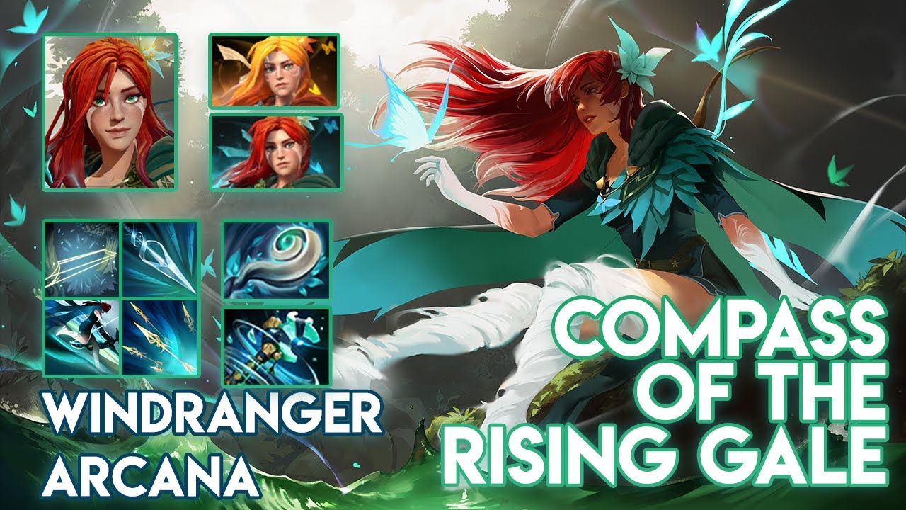 COMPASS OF THE RISING GALE - Windranger Arcana Preview - TI10 Battle ...