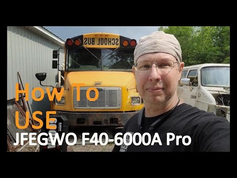 How to Jump Start a School Bus with JFEGWO 6000A Pro? - YouTube