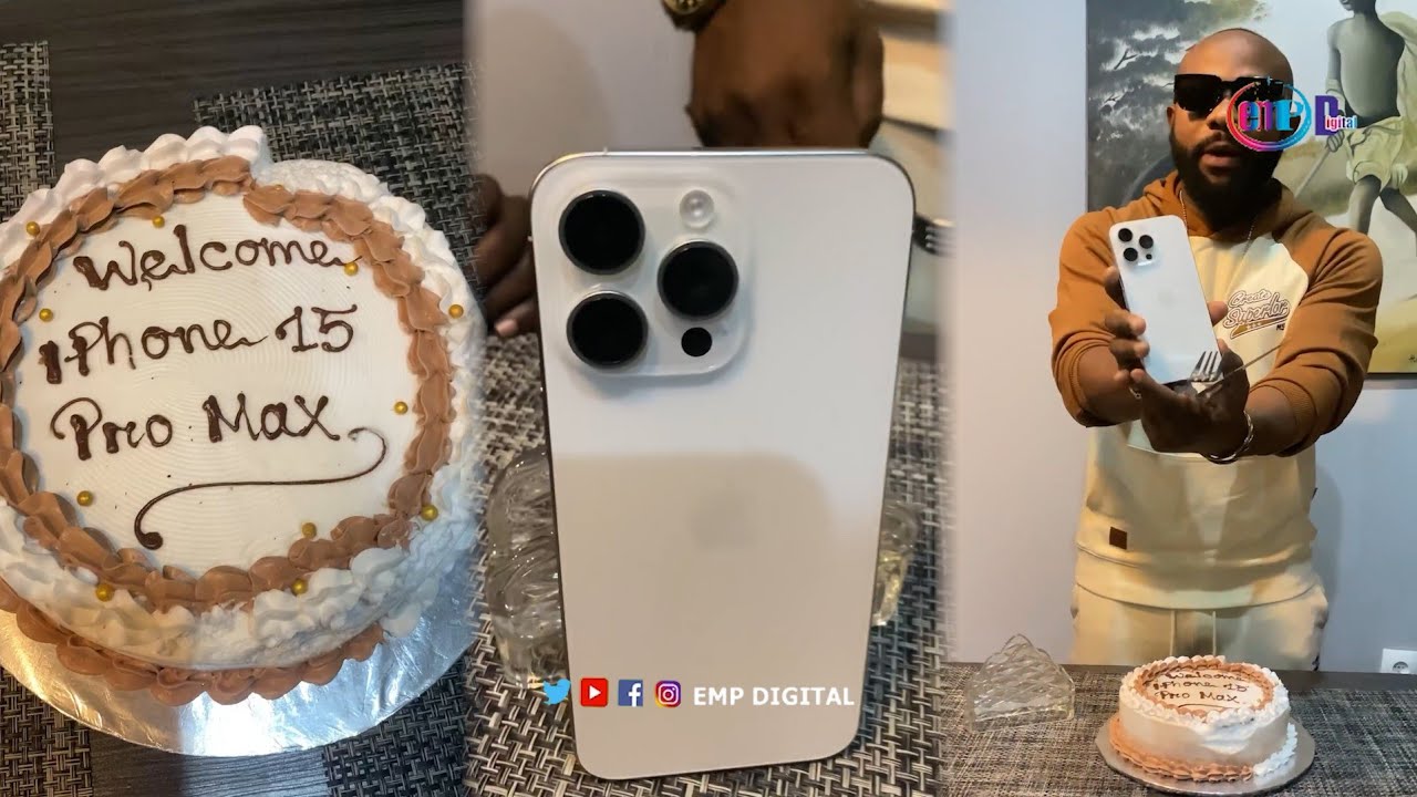 Mr Champagne Amekata keki" kusherekea Iphone15 Pro mix aliyozawadiwa na ...