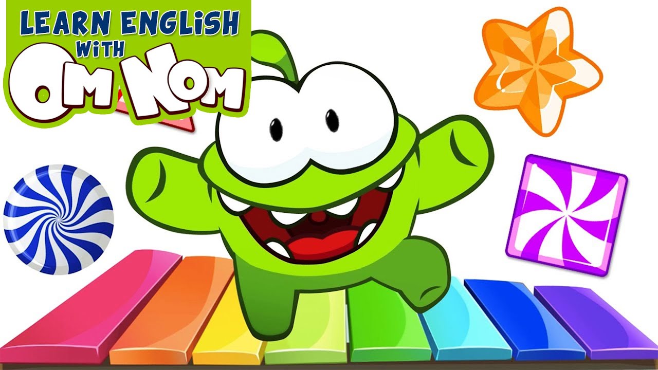 Candy Fun with Om Nom | Fun Learning Videos with Om Nom | Learn English ...