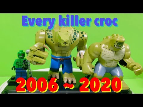 [Lego]Every killer croc lego minifigure ever 2006 ~ 2020 - YouTube