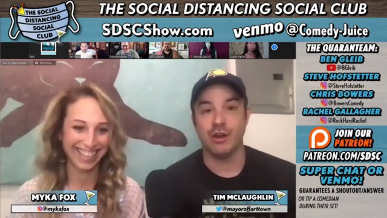 Myka Fox, Tim McLaughlin (Social Distancing Social Club) - YouTube