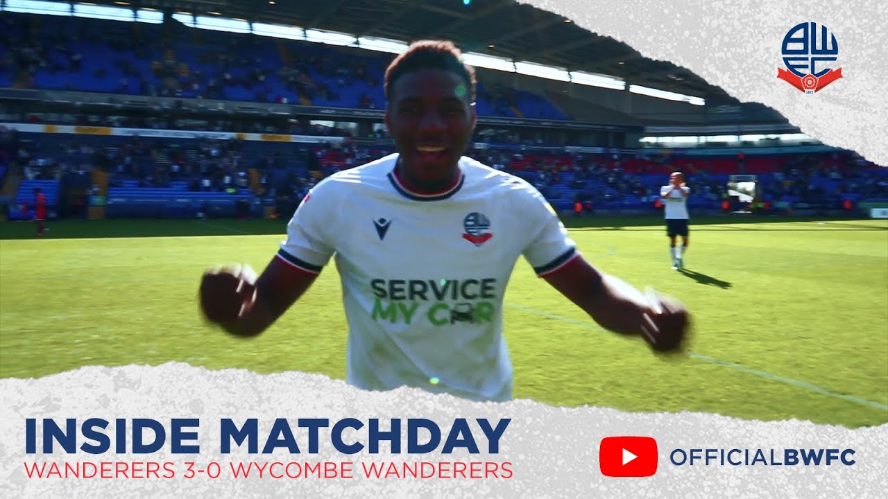 INSIDE MATCHDAY | Wanderers 3-0 Wycombe Wanderers - YouTube