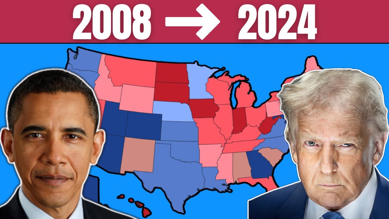 Political Shifts | 2008 - 2024 | Presidential Trends - YouTube