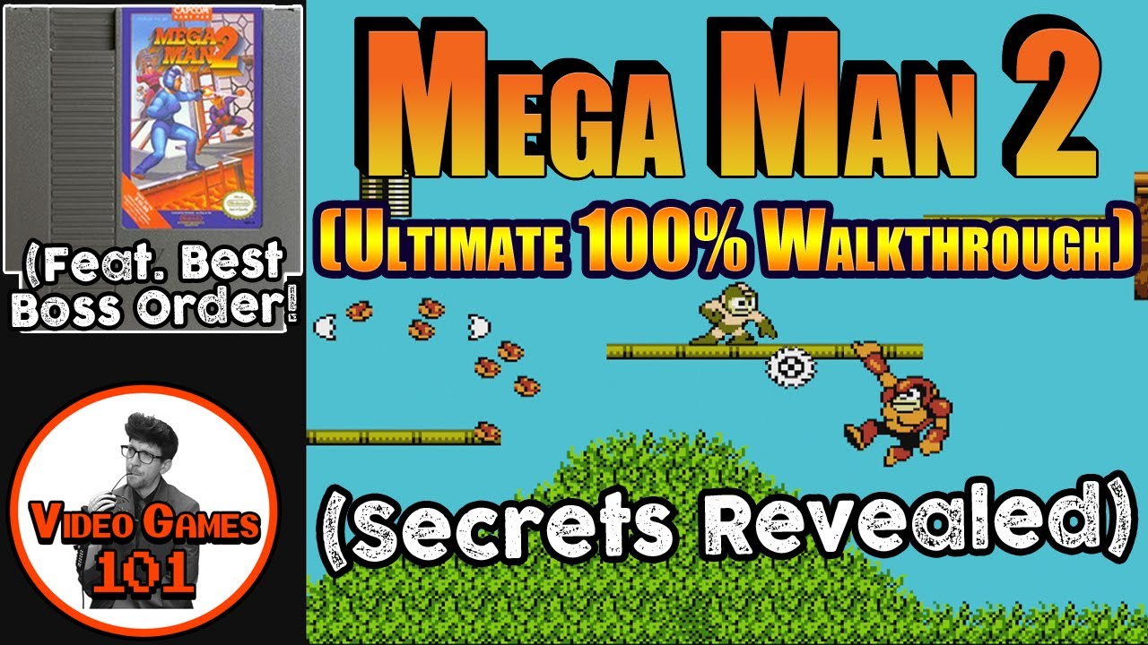 Mega Man 2 Walkthrough | 100% Guide w/Boss Order | Video Games 101 ...