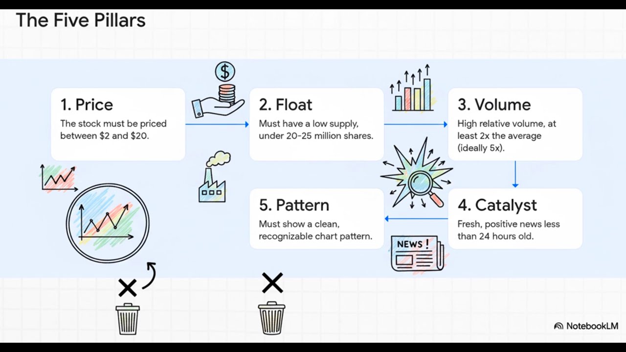 Escaping the 9 to 5: My take on Ross Cameron's 5 Pillars $2K Trading ...