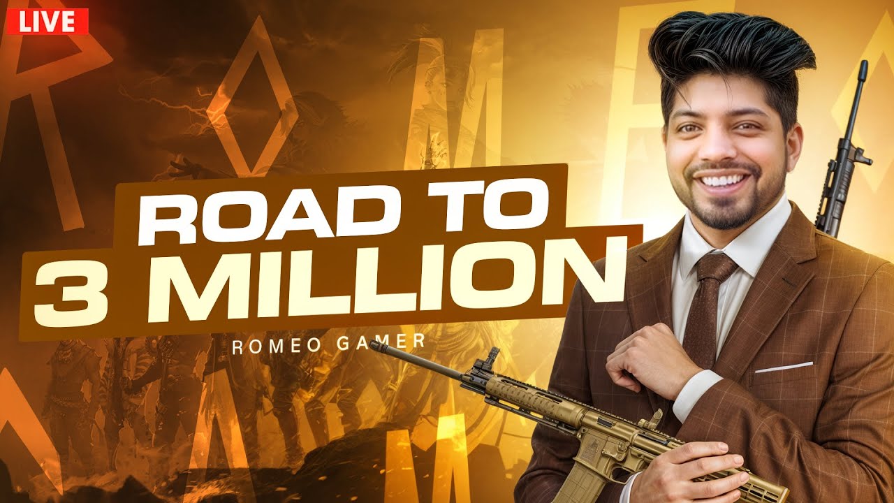 Free Fire Live- Road To 3 Million With Romeo Gamer - YouTube