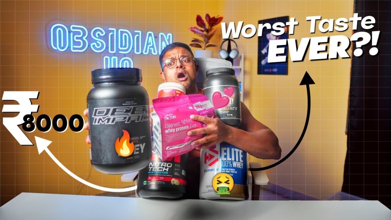 I TRIED THE MOST EXPENSIVE PROTEIN POWDERS - YouTube