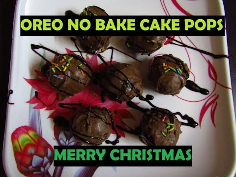 Oreo Cake Pops (No Bake) / Christmas Special / Oreo Balls - YouTube