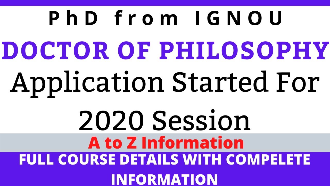 PhD Application Out II Full Details II PhD From IGNOU II Studycoach phd-application-out-ii-full-details-ii-phd-from-ignou-ii-studycoach