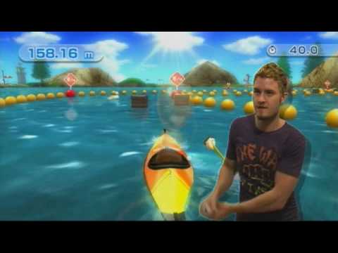 Gameplay - Wii Sports Resort (Kayaking) - YouTube