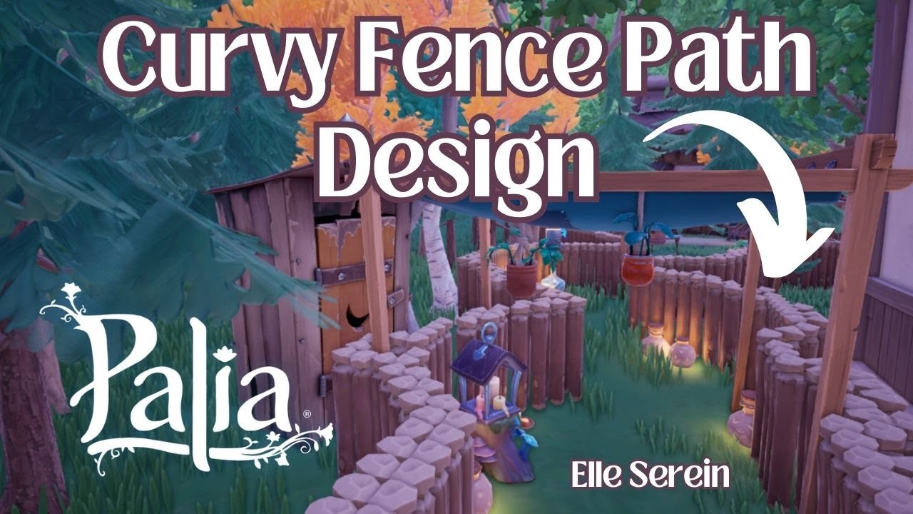 CURVY FENCE Path Design in Palia - YouTube