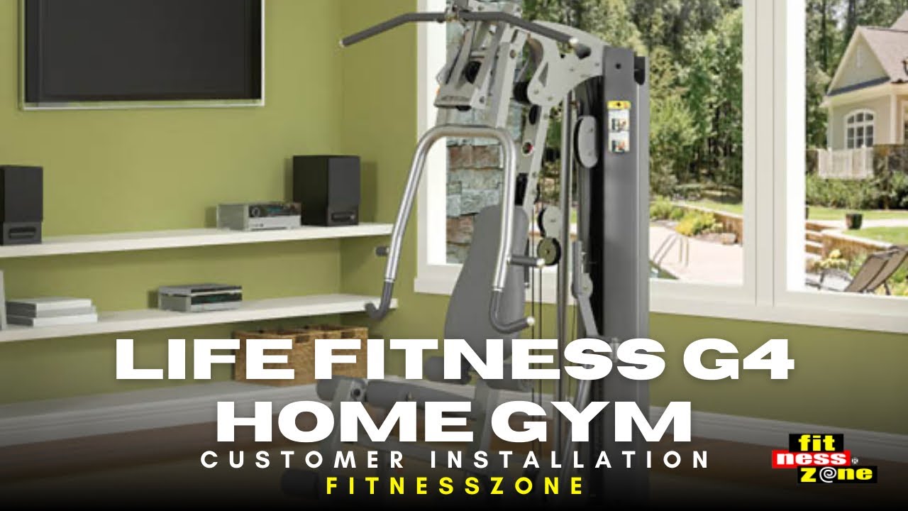 Life Fitness G4 Home Gym | Customer Installation by FitnessZone - YouTube