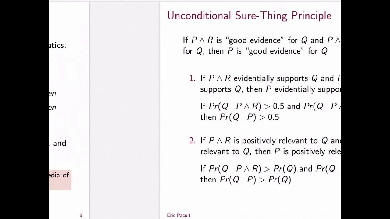 Week 11, lecture 3 - sure-thing principle, part 2 - YouTube