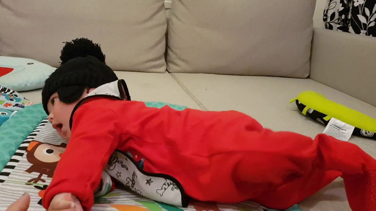 Baby rolling exercise time - YouTube