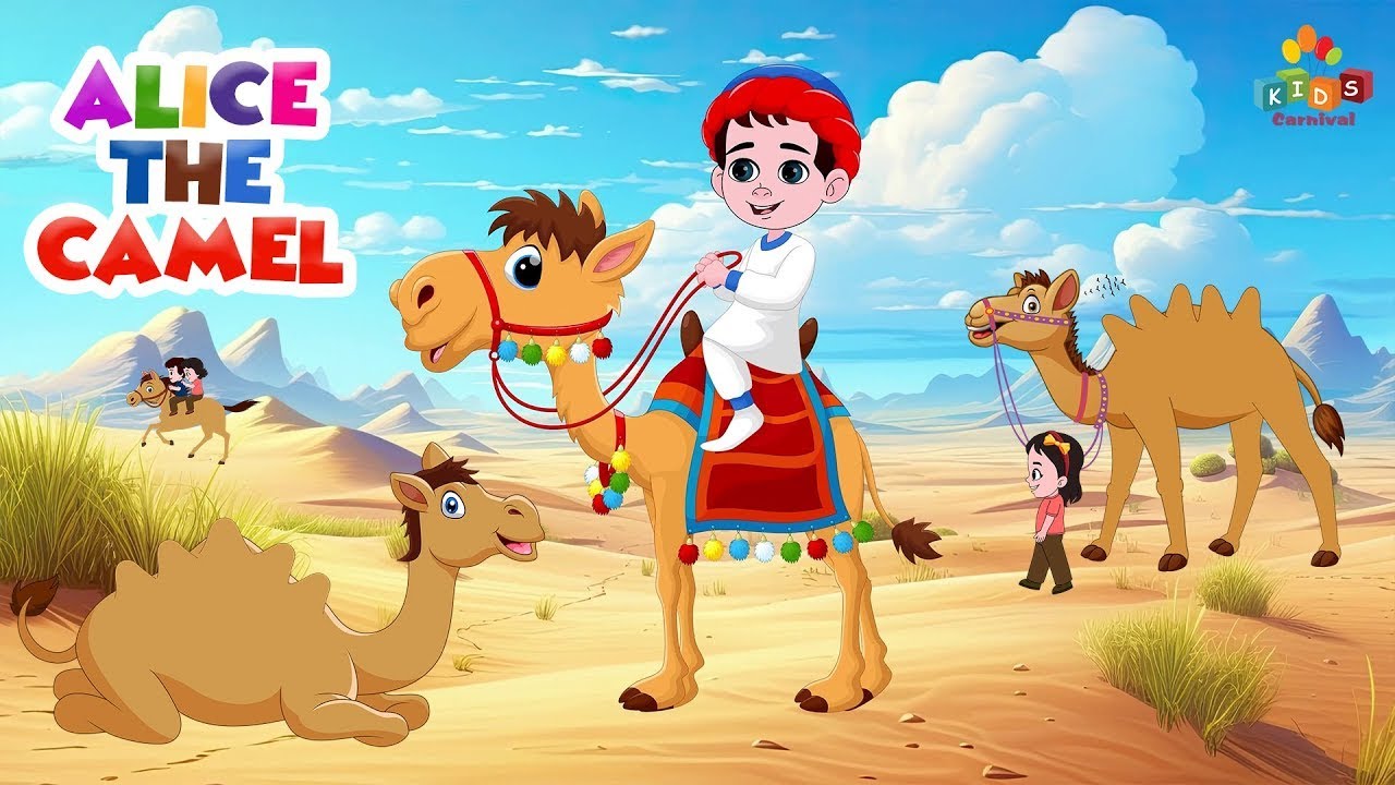 Alice the Camel Poem 2025 - Latest Nursery Rhyme Songs 2025 - Cartoons ...