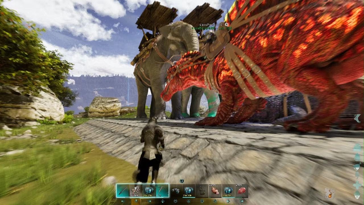 ARK Survival Ascended: Medusa fight (Alpha) - YouTube