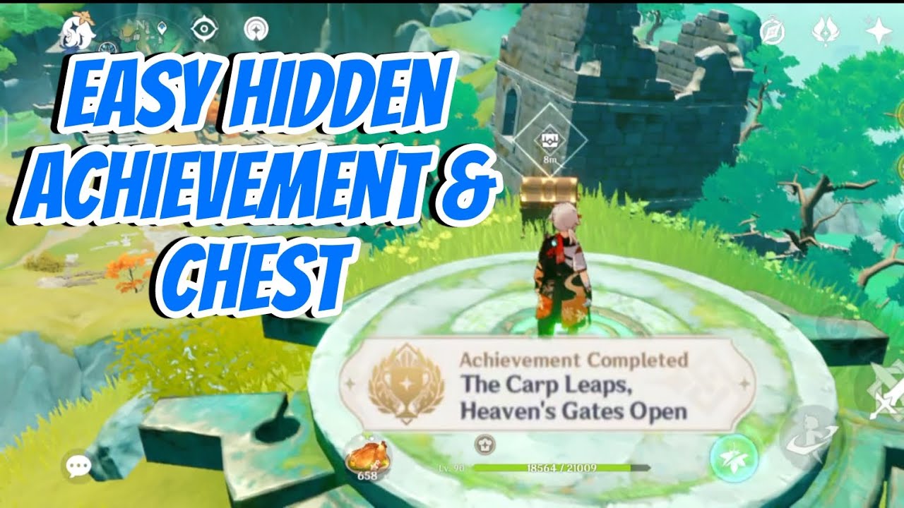 The carp leaps Heaven's gates open | Hidden achievement + chest Chenyu ...